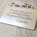 Personalized Wallet Insert Card Custom Laser Engraved Wallet - Etsy