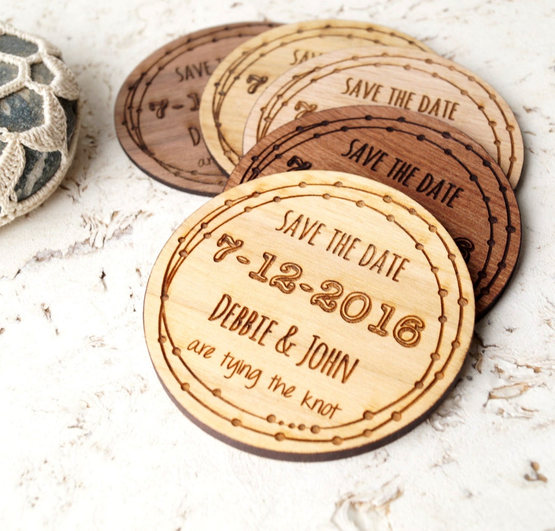 Save the Date Magnet, Wedding Save the Dates, Rustic Save the Date ...