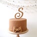 Wedding Cake Topper Cork Cake Topper Rustic Cake Topper - Etsy