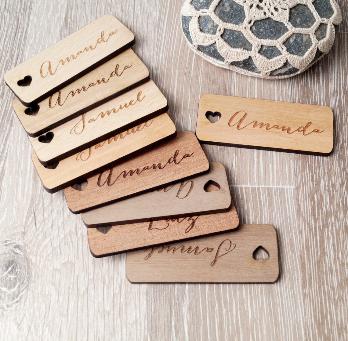 Wedding Place Tags Wedding Place Cards Wedding Name Tags - Etsy