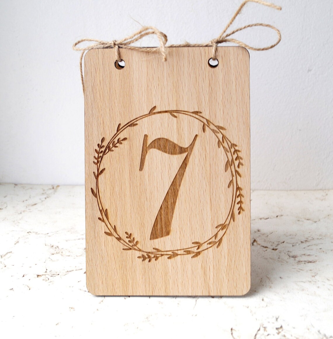 Wedding Table Numbers Rustic Table Number Wooden Table - Etsy