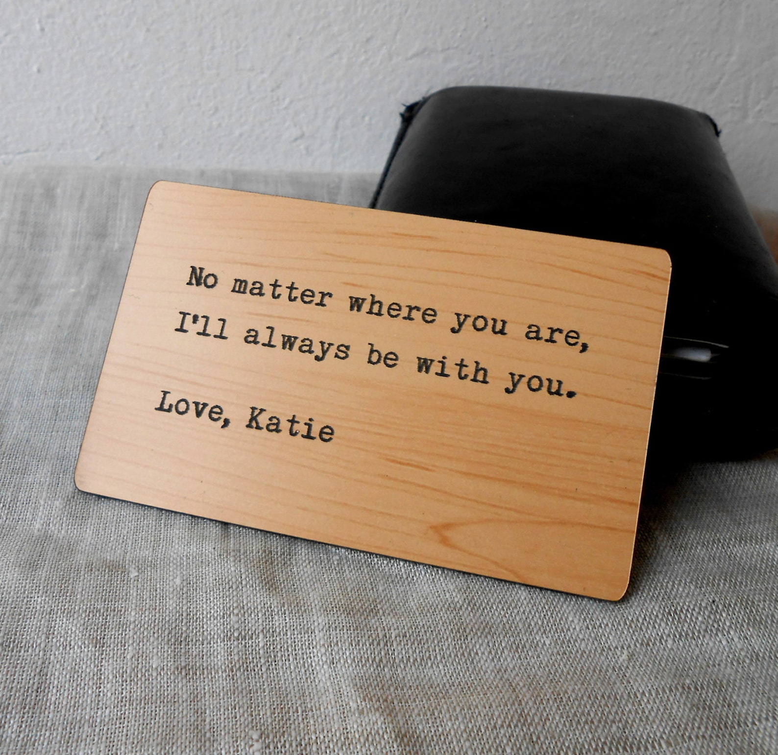 Wallet Insert Card Custom Wallet Insert Personalized - Etsy