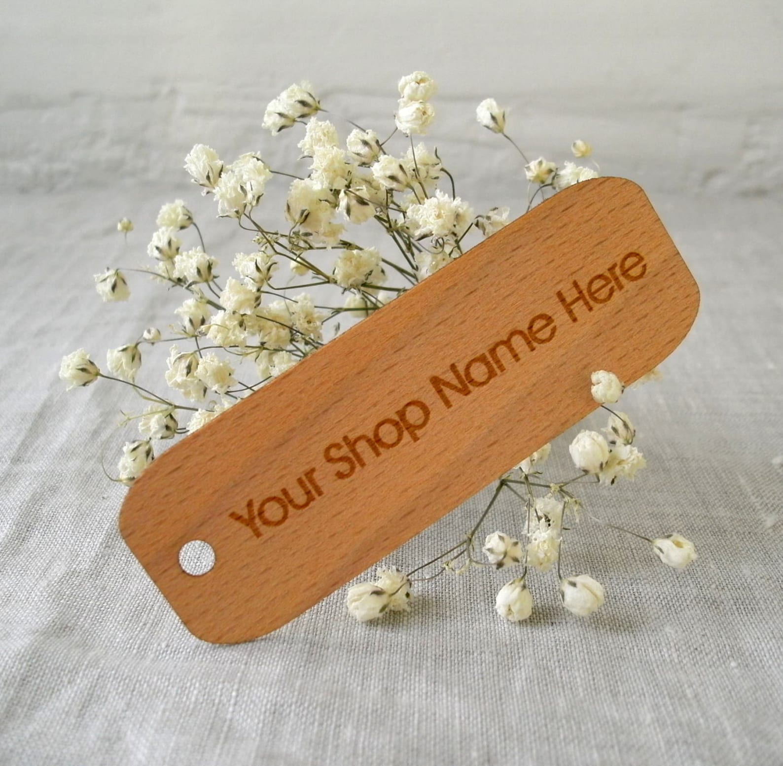 Personalized Logo Hang Tags, Custom Engraved Tags With Your Logo ...