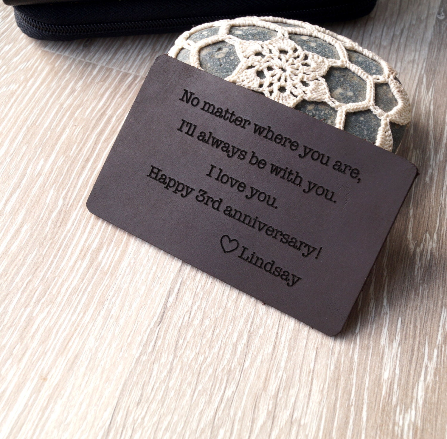 Leather Wallet Insert Card Custom Wallet Insert Card - Etsy