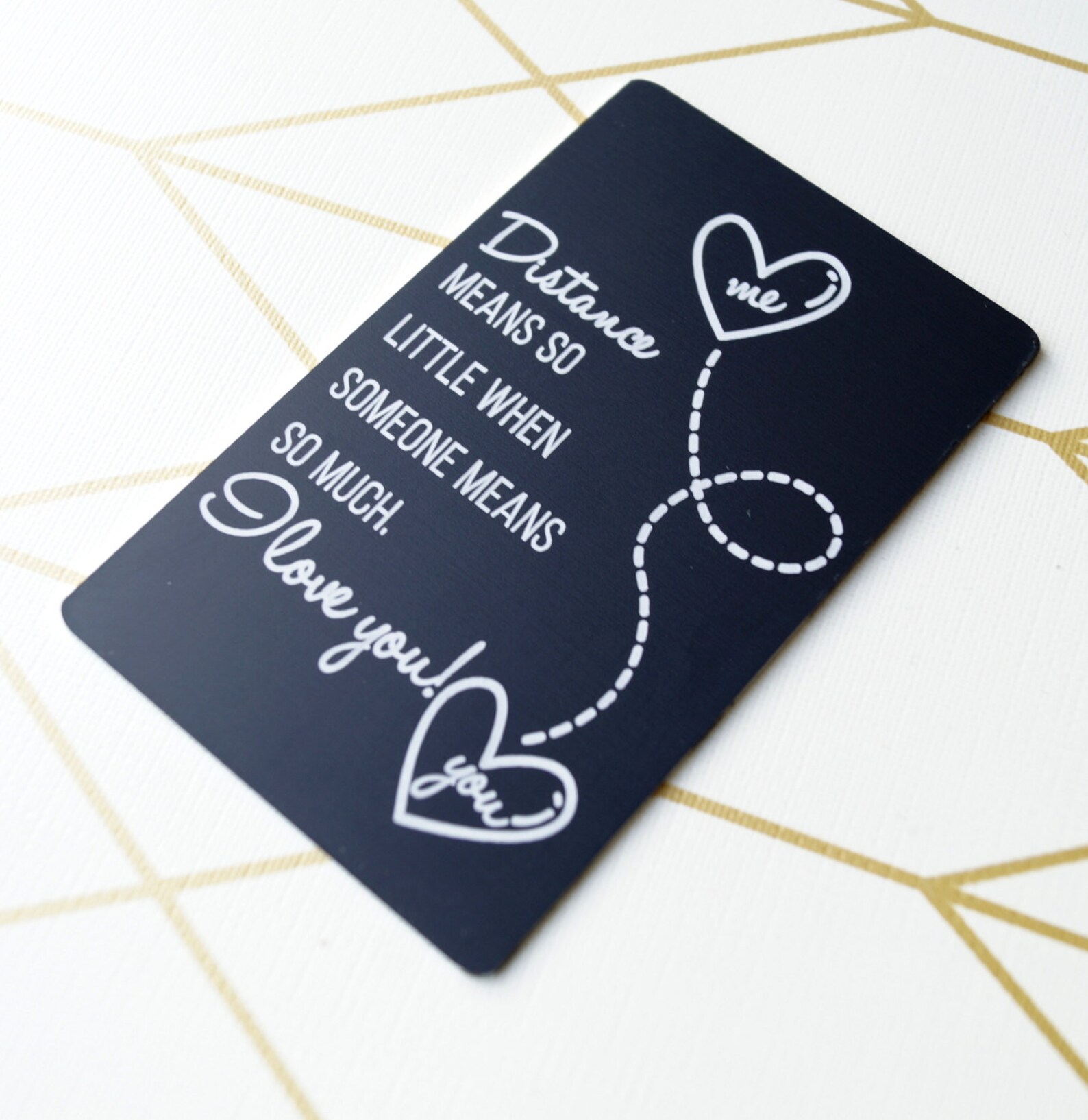 Metal Wallet Insert Card Personalized Wallet Insert Custom | Etsy