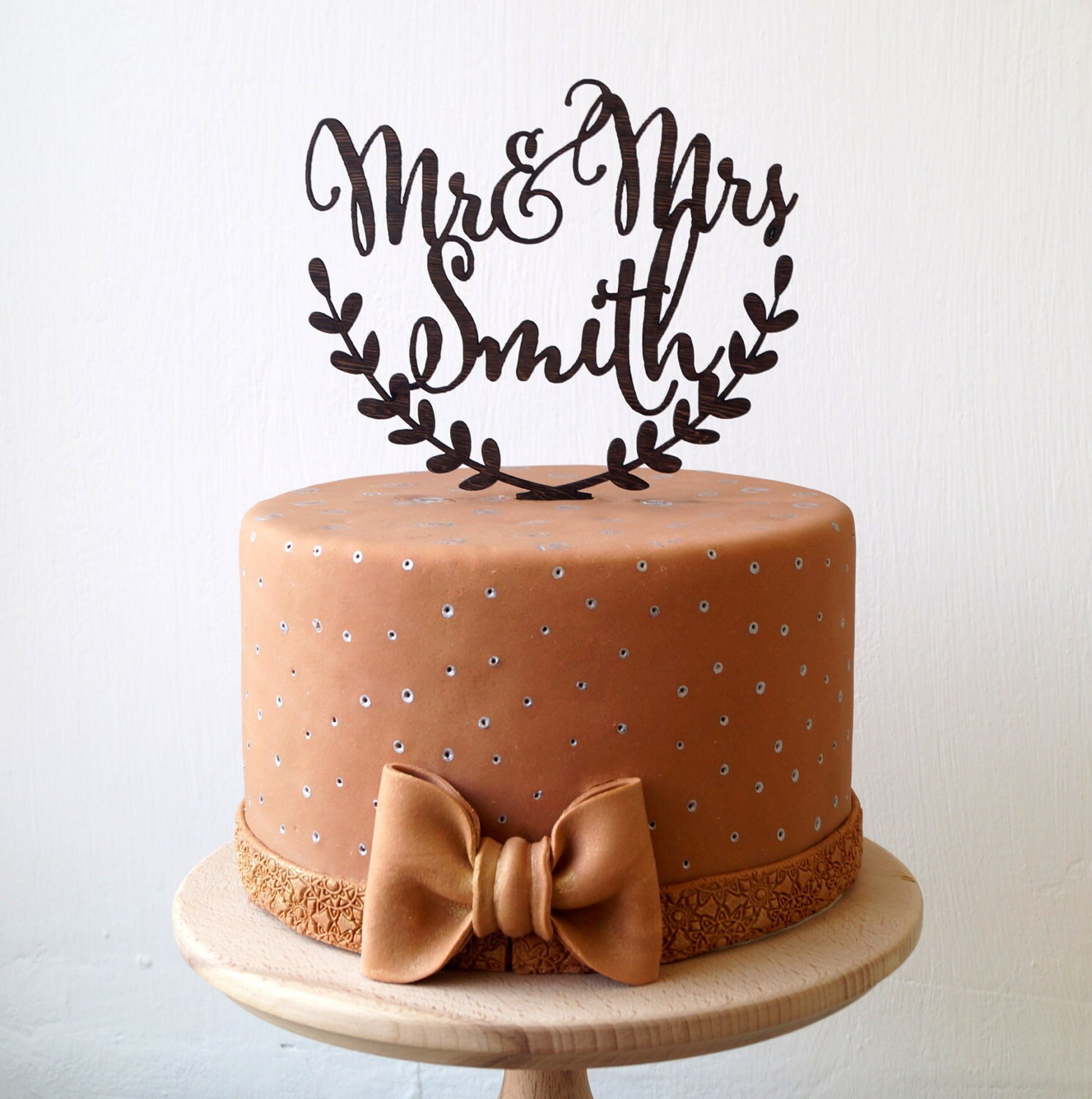 Personalized Wedding Cake Topper Mr And Mrs Custom Cake Etsy