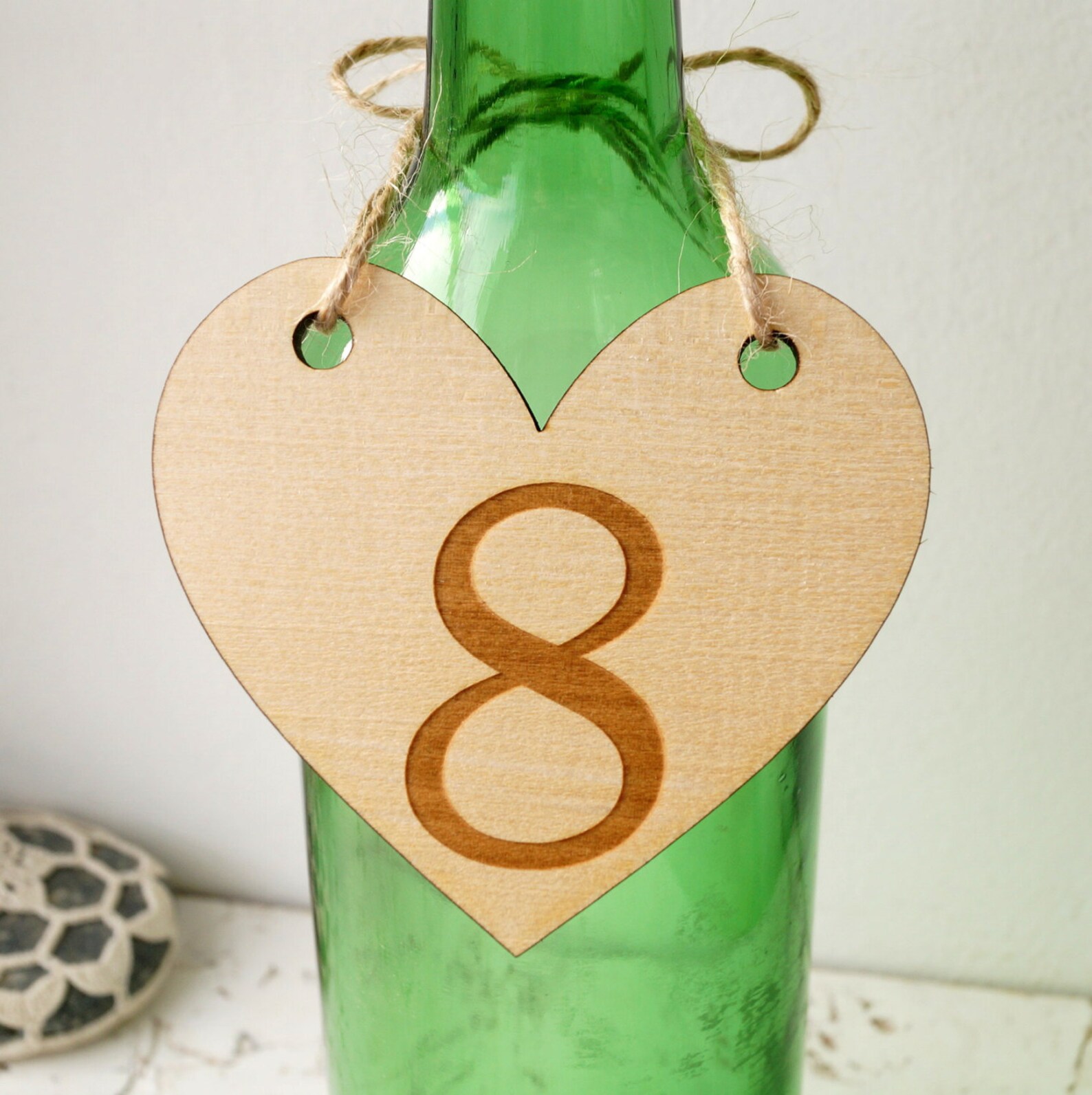 Wedding Table Number, Wooden Table Numbers, Rustic Heart Table Numbers ...