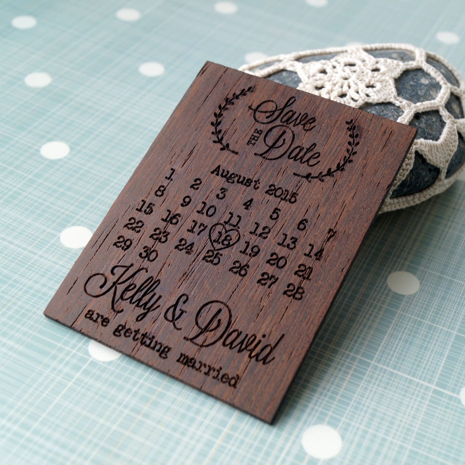 Wedding Save the Date Rustic Wooden Save the Dates Magnets | Etsy