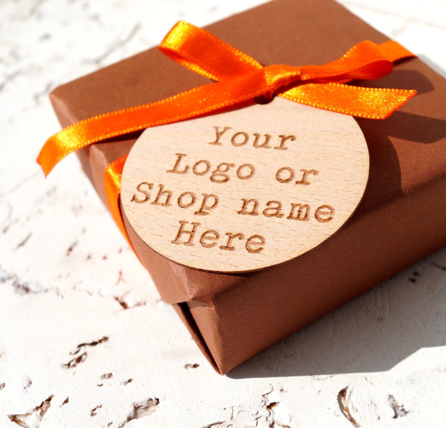 Personalized Logo Hang Tags Wooden Veneer Product Branding Tag Custom ...