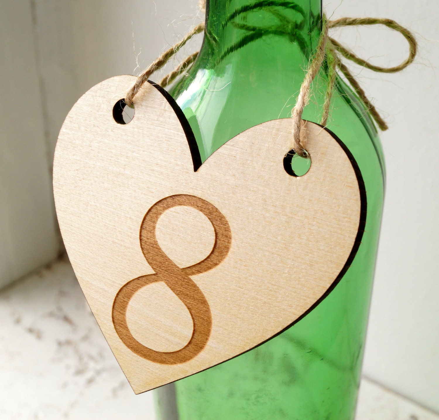 Wedding Table Number, Wooden Table Numbers, Rustic Heart Table Numbers ...
