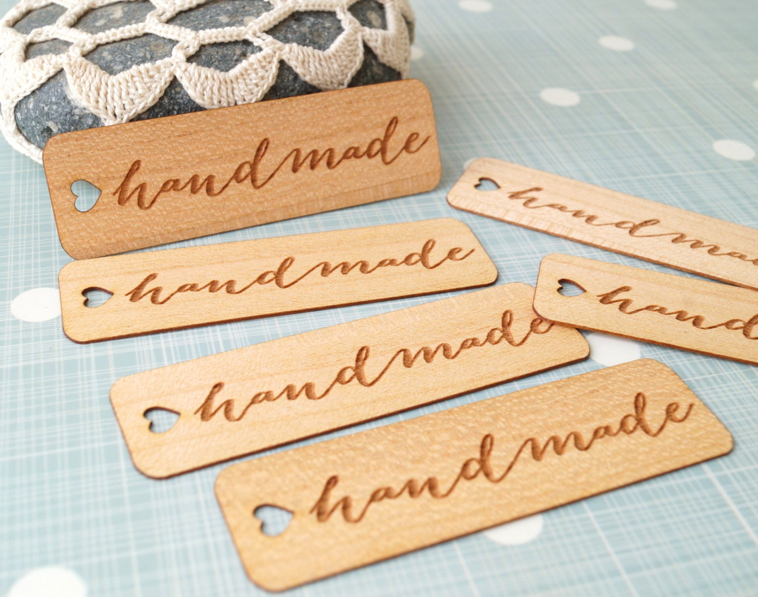 Handmade tags wooden veneer tags craft tags thank you tags | Etsy