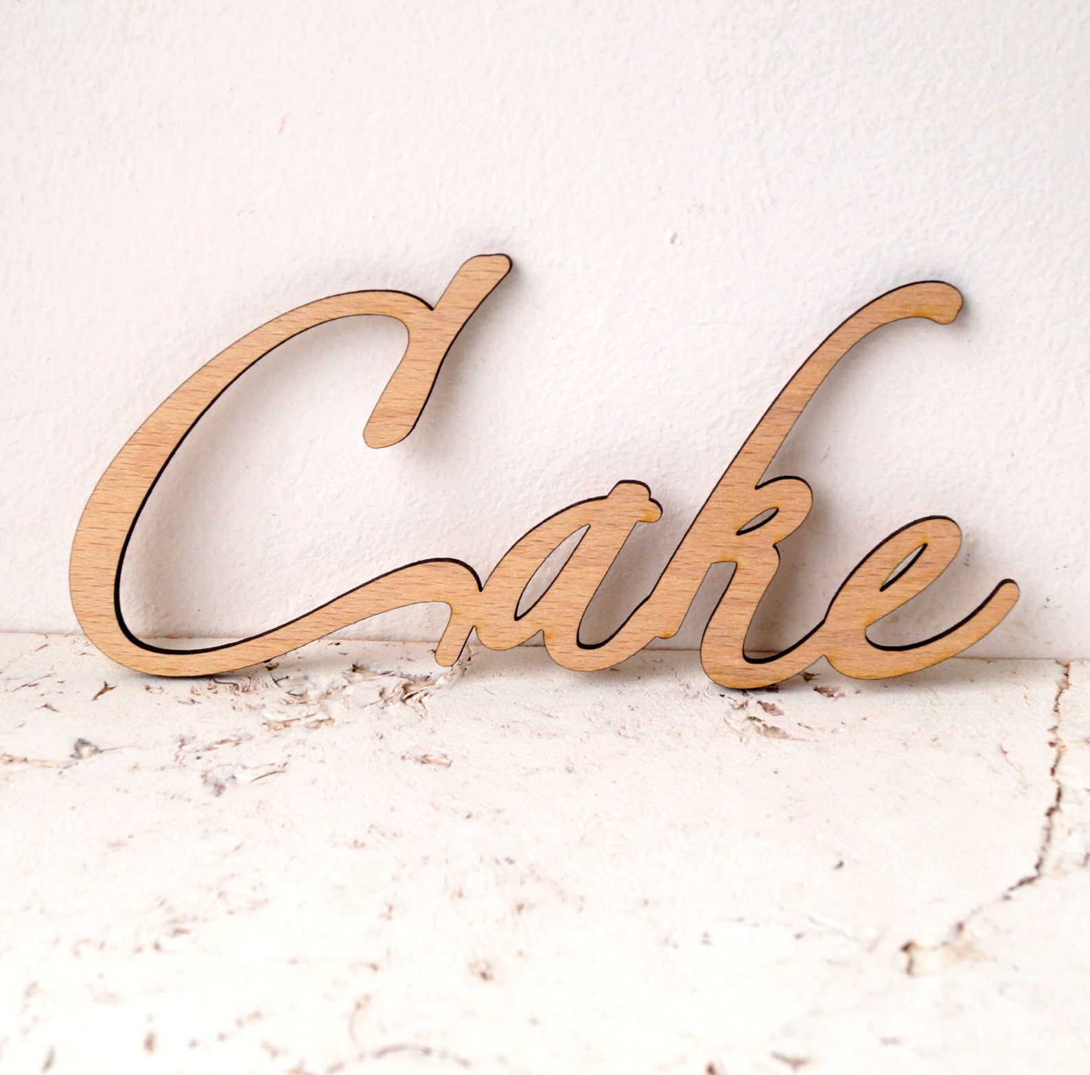 Cake Wedding Sign Wedding Reception Sign Wooden Cut Out - Etsy