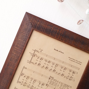 Leather Engraving, Music Notes Sheet Engraved on Real Leather, 3rd ...