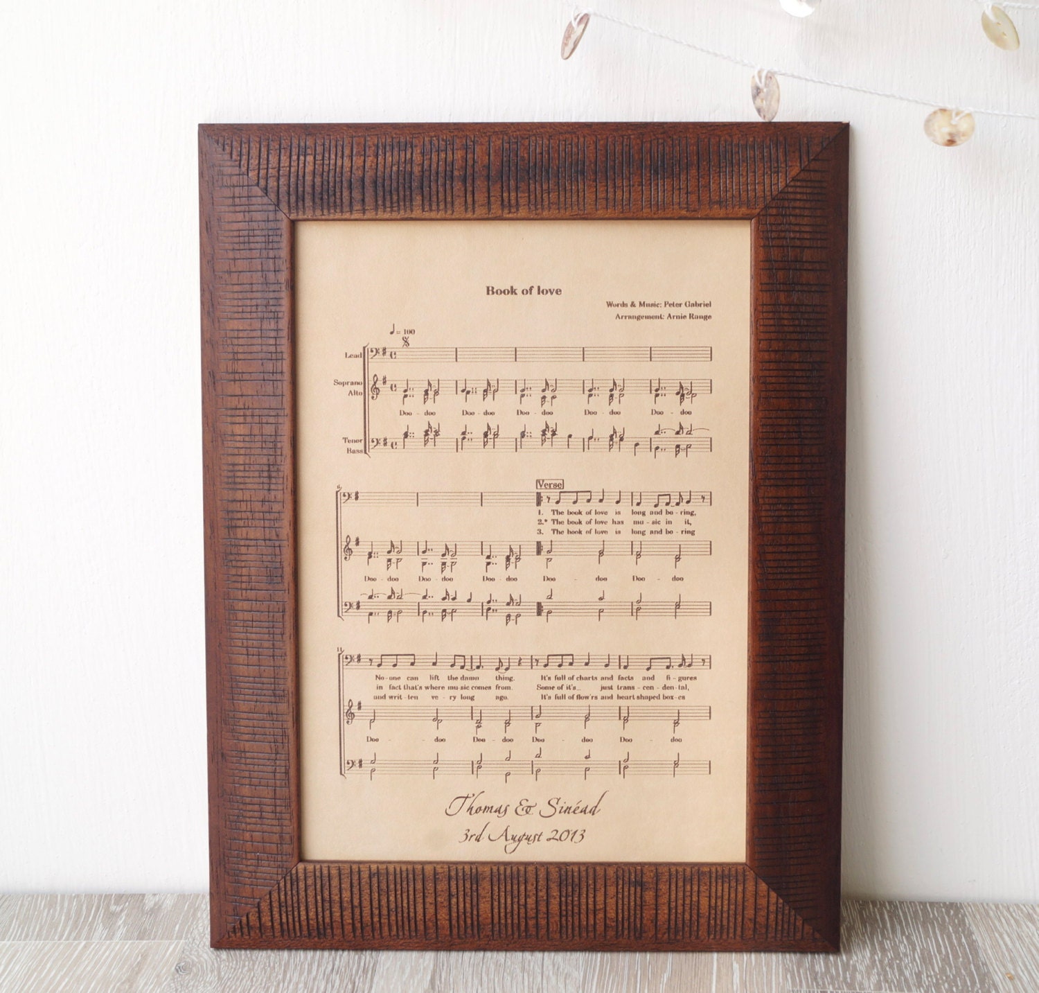 Leather Engraving Music Notes Sheet Engraved on Real Leather - Etsy