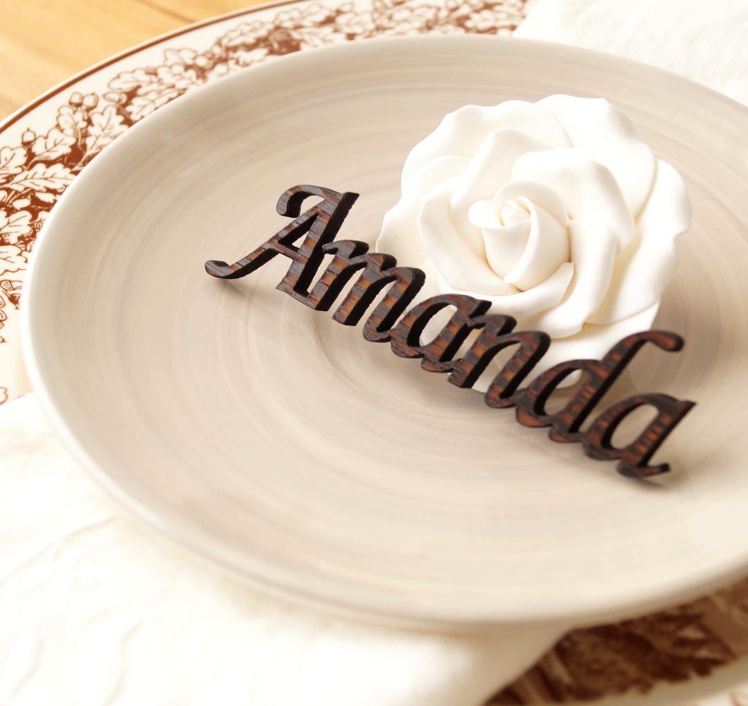 Cut Out Place Tags, Wedding Place Cards, Escort Tags, Name Tags ...