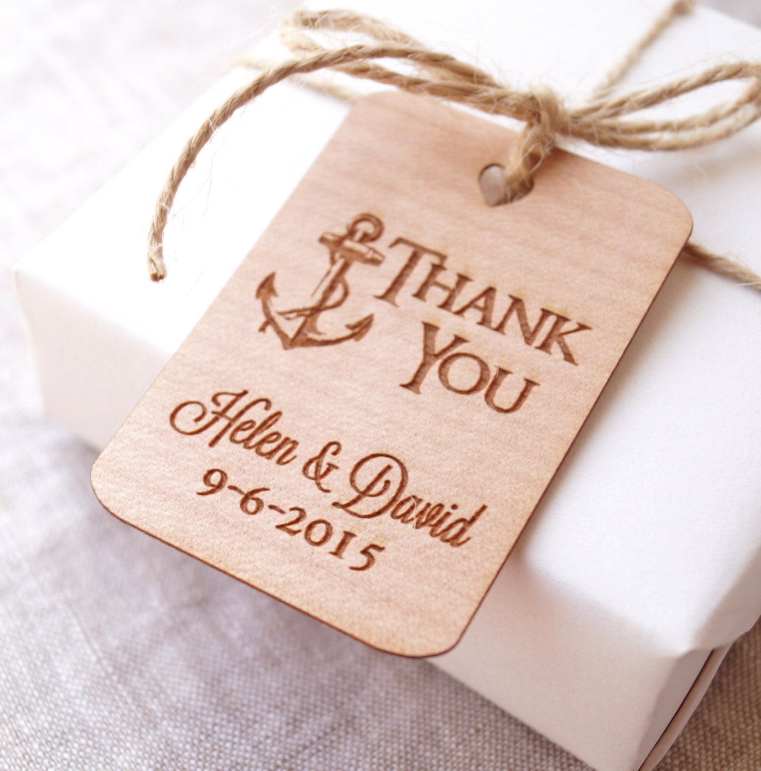 Wedding Favor Tags, Wedding Thank You Tags, Personalized Gift Tags ...