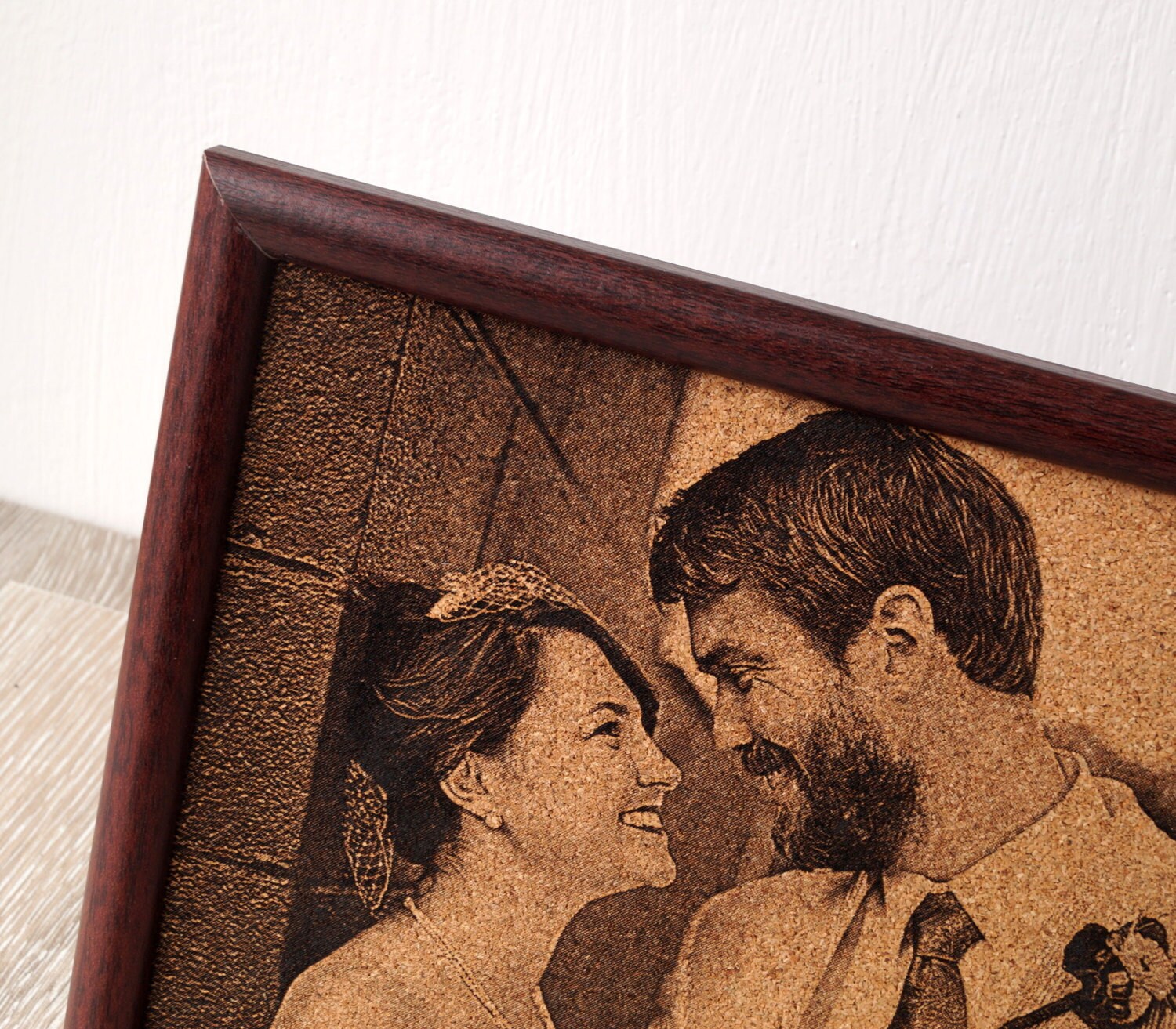 Custom Engraved Photograph Personalized Framed Picture Laser - Etsy