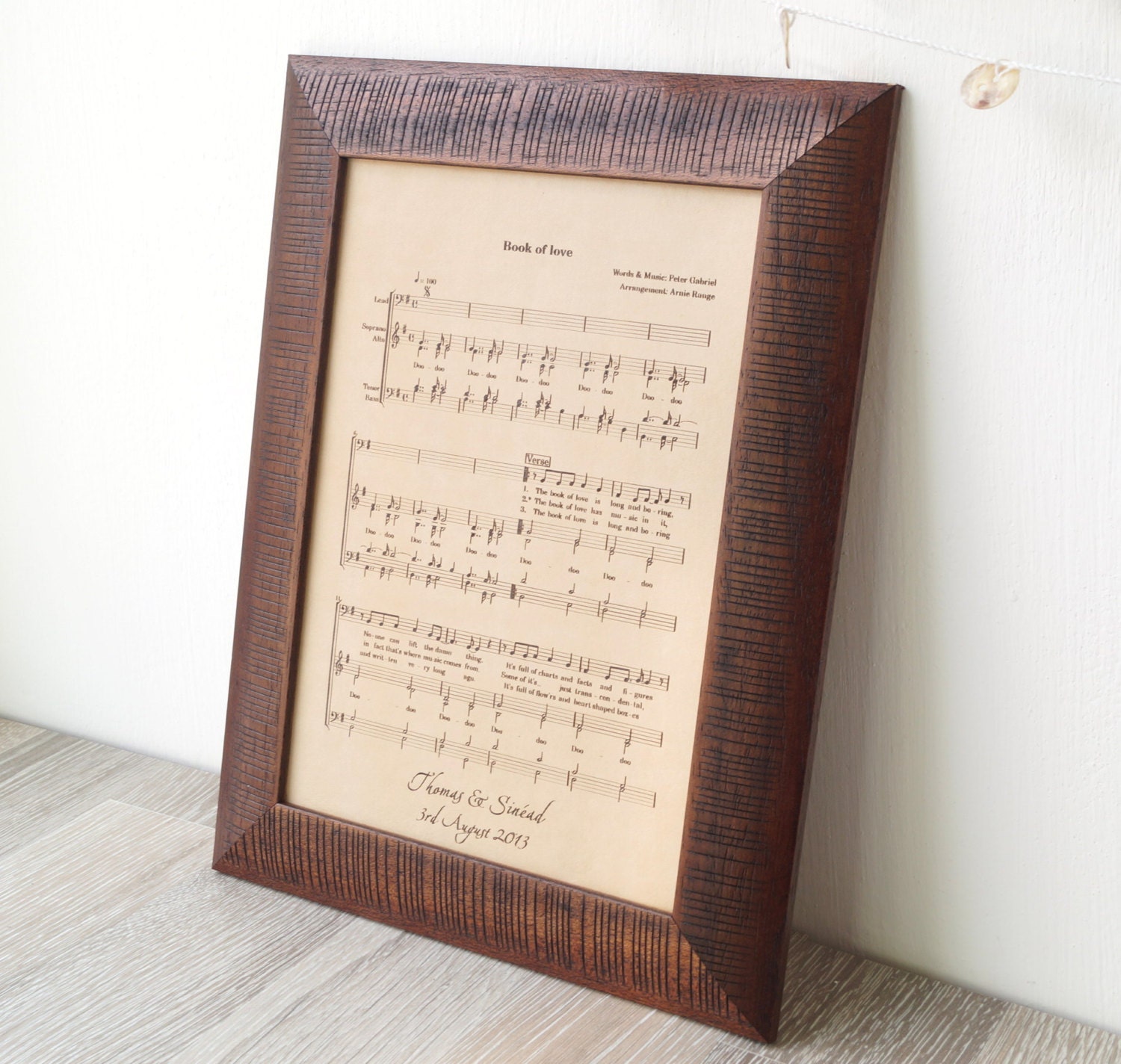 Leather Engraving Music Notes Sheet Engraved on Real Leather - Etsy