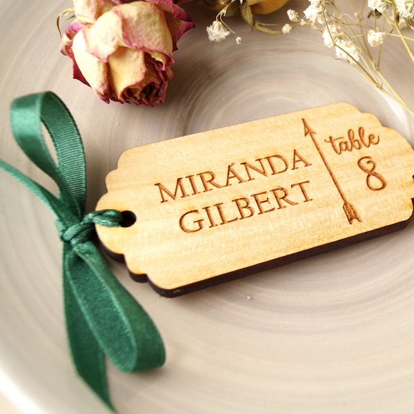 Escort Card Tags - Etsy