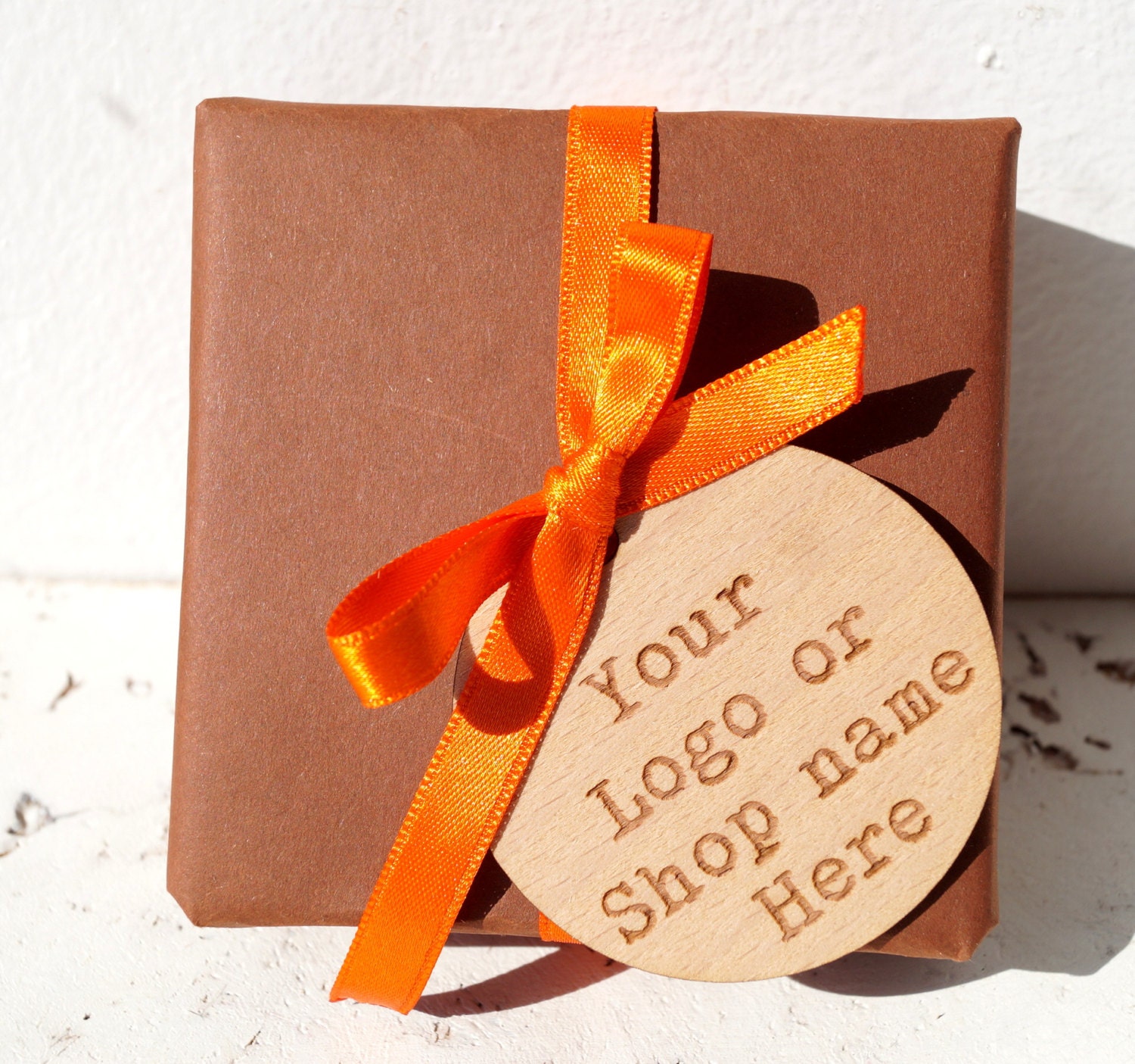 Personalized Logo Hang Tags Wooden Veneer Product Branding Tag Custom ...