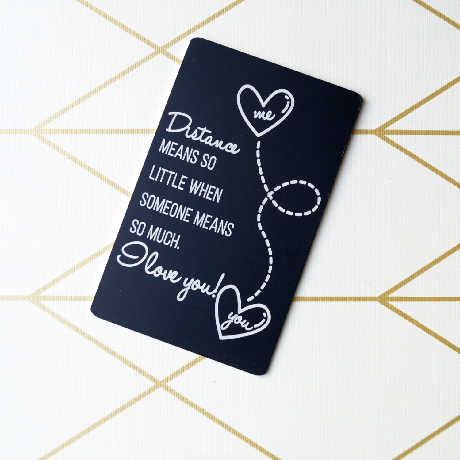 Metal Wallet Insert Card Personalized Wallet Insert Custom | Etsy