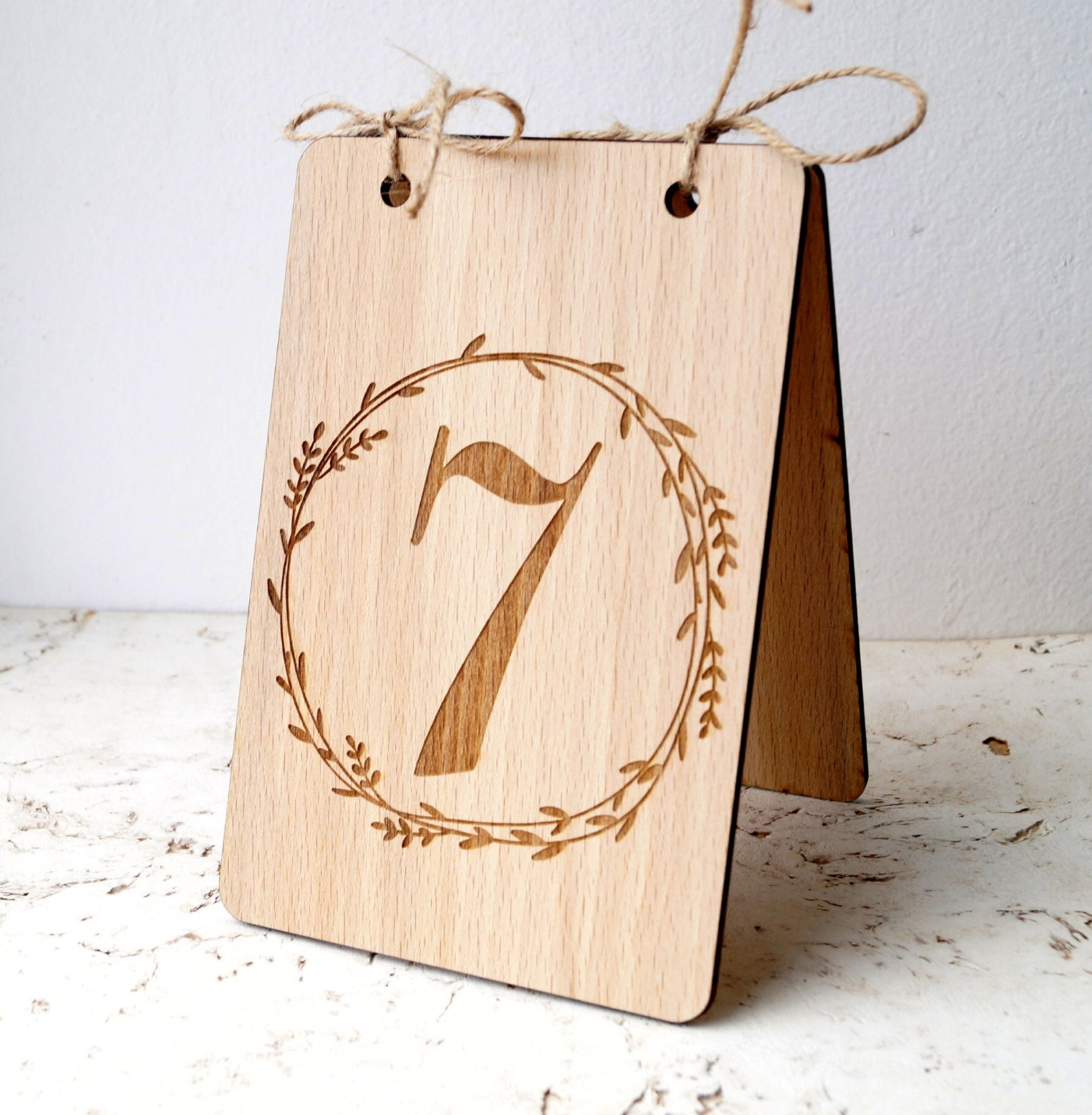 Wedding Table Numbers Rustic Table Number Wooden Table - Etsy