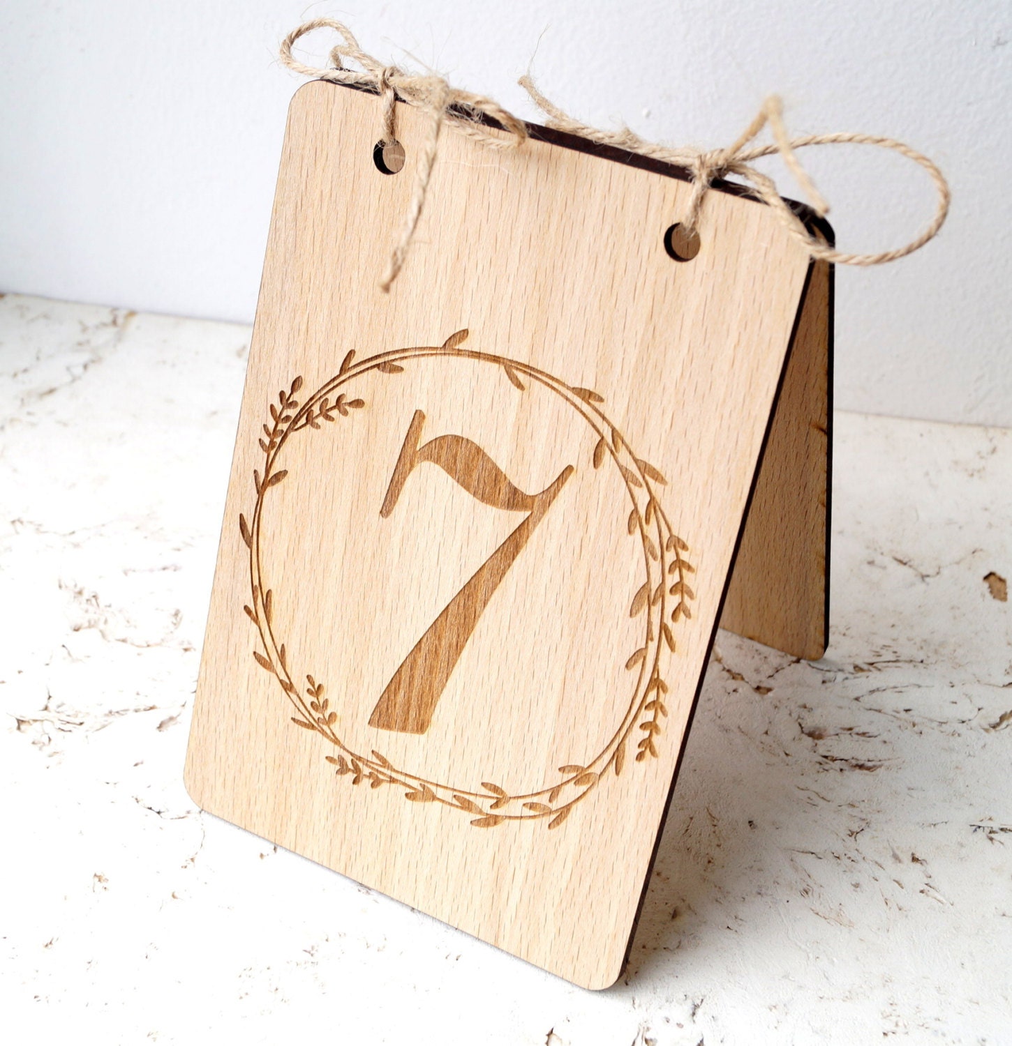Wedding Table Numbers Rustic Table Number Wooden Table - Etsy