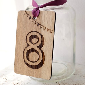 Wooden Table Numbers, Wedding Table Numbers, Rustic Table Numbers, Oak ...