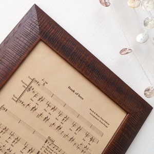 Leather Engraving, Music Notes Sheet Engraved on Real Leather, 3rd ...