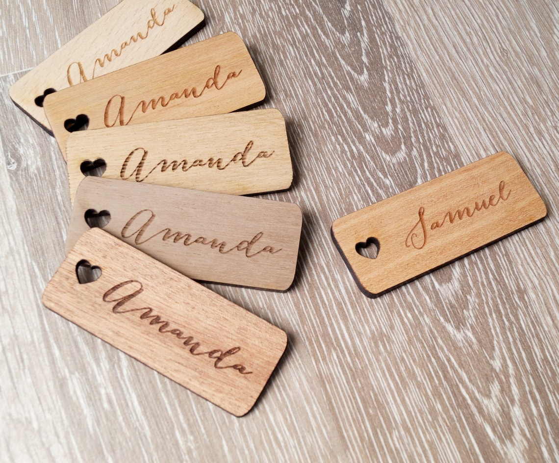 Wedding Place Tags Wedding Place Cards Wedding Name Tags - Etsy