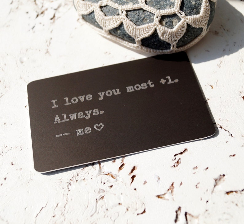 Personalized Wallet Card, Metal Wallet Insert Card, Engraved Wallet ...