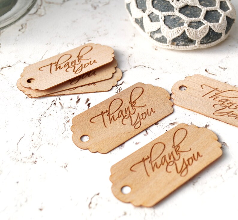 Wedding Favor Tags, Thank You Tags, Rustic Wedding Thank You Tags ...