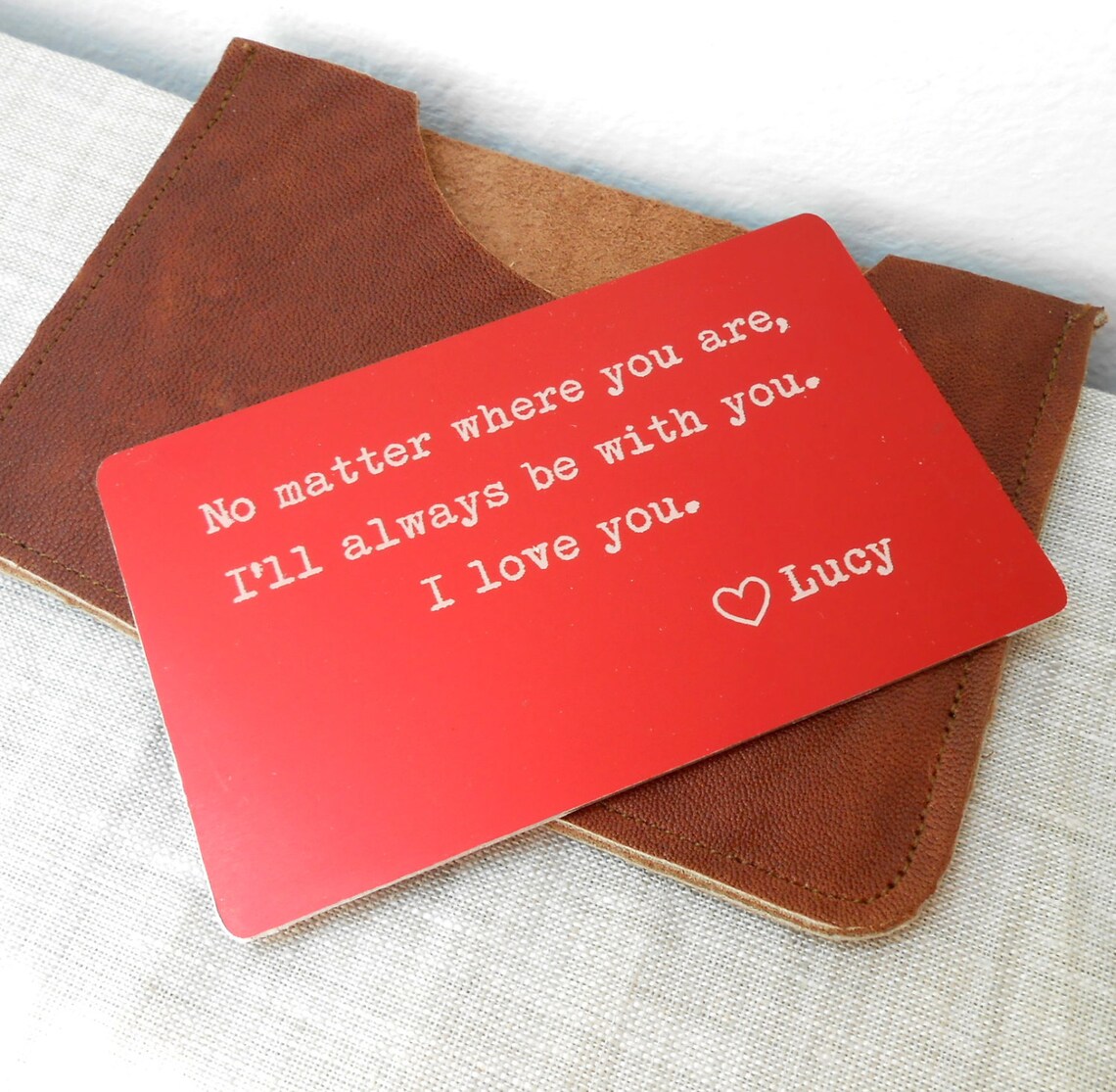 Engraved Wallet Insert Custom Wallet Card Metal Wallet - Etsy