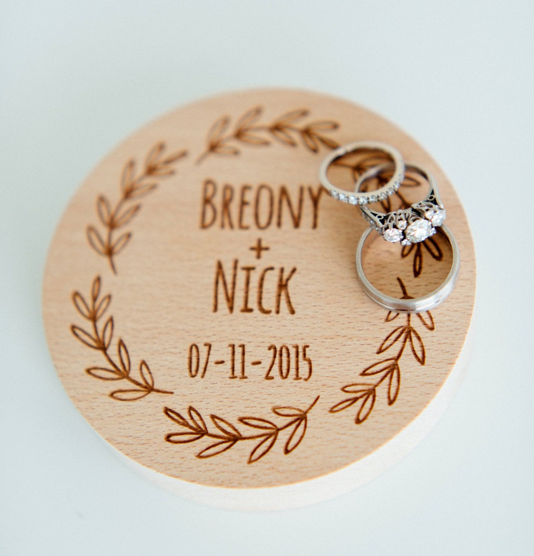 Personalized Ring Bearer Box, Wedding Ring Box, Rustic Ring Bearer Box ...