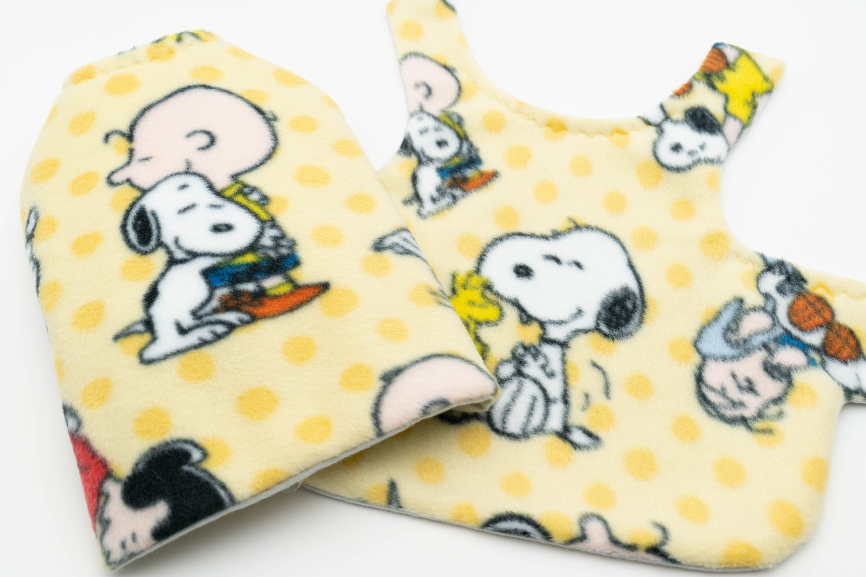 Charlie Brown Snoopy Dog Coat: Soft Flannel Fleece Pet Jacket - Etsy