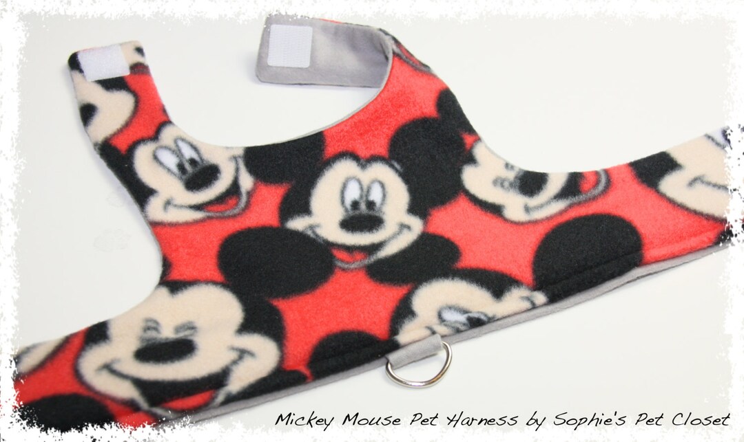 Mickey Mouse Pet Harness - XS, S,...disney Dog Vest, Harness for Dogs ...