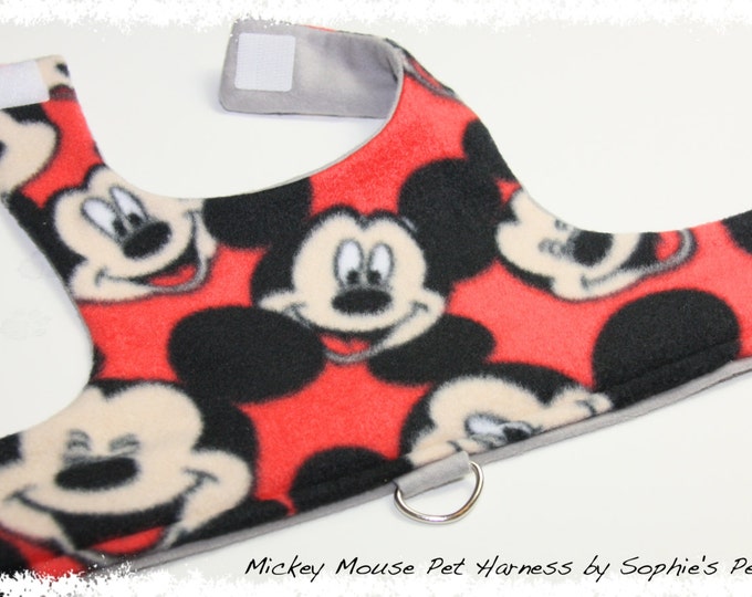 Mickey Mouse Pet Harness XS, S,...disney Dog Vest, Harness for Dogs ...