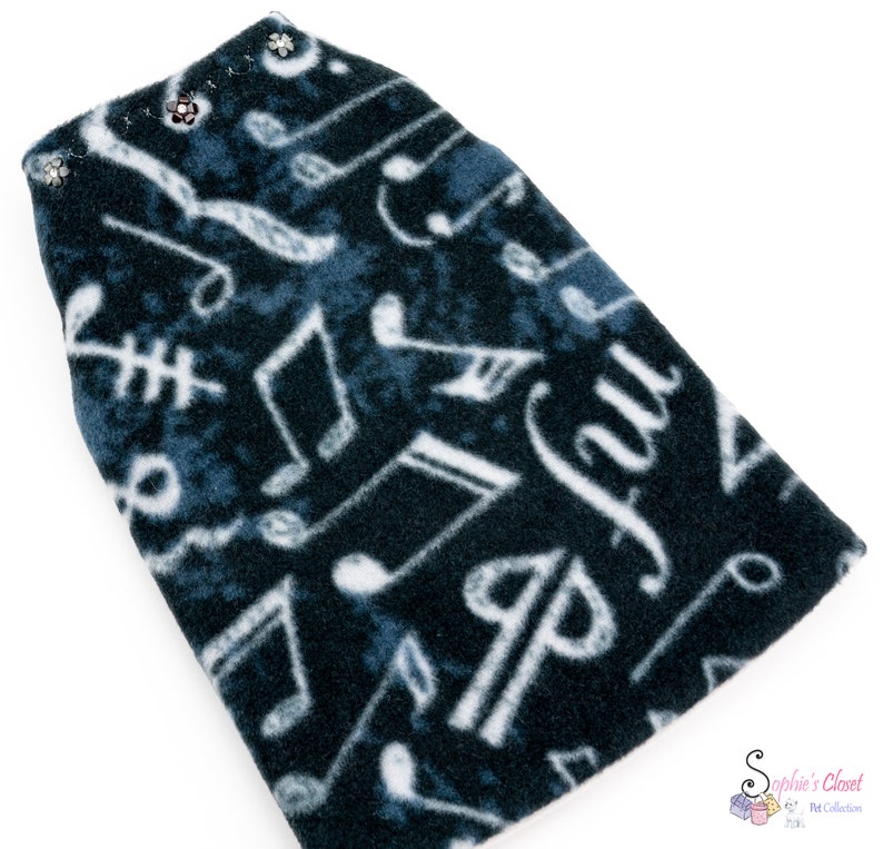 Music Notes Pet Jacket XS S M....pet Jacket Jacket for - Etsy