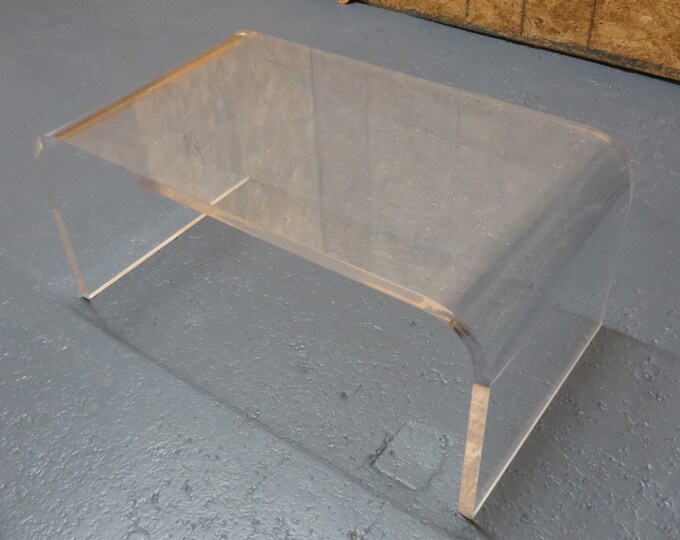 Lucite Waterfall Coffee Table - Etsy