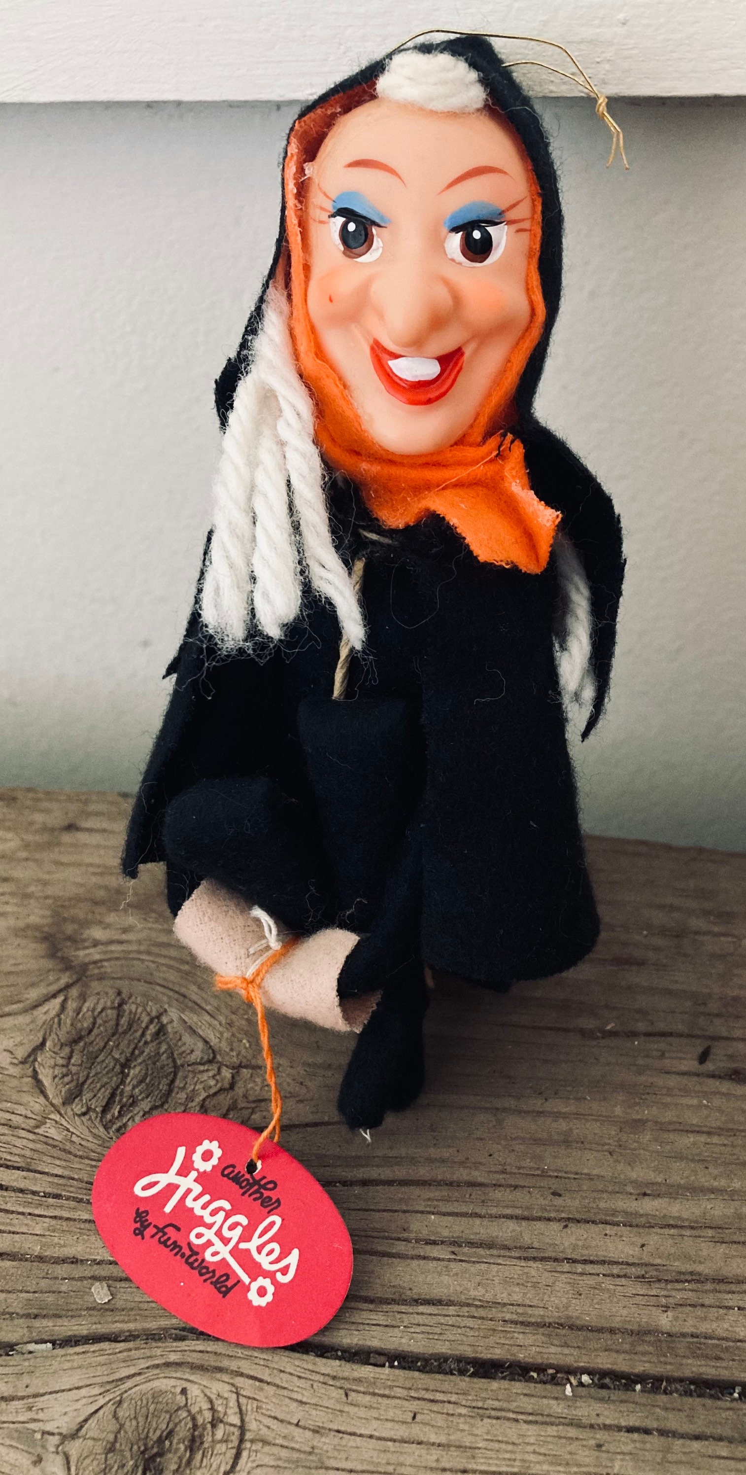 1960s Vintage Halloween Pixie Witch Huggles Fun World Made in - Etsy