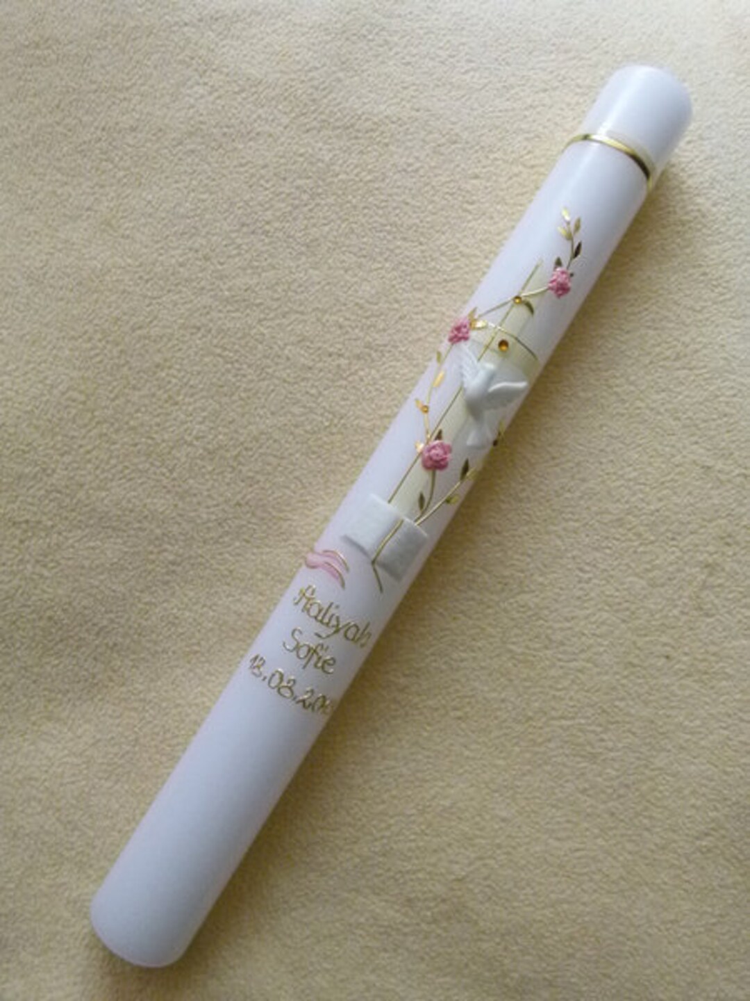 Communion Candle, Communion Candle, Baptismal Candle, Candle for ...