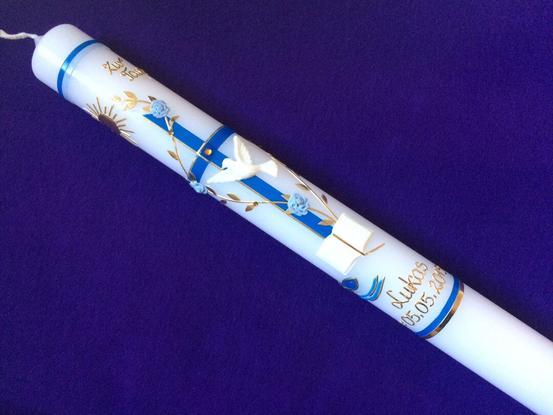 Baptismal Candle, Communion Candle, Communion Candle, Boys, Girl, Cross ...