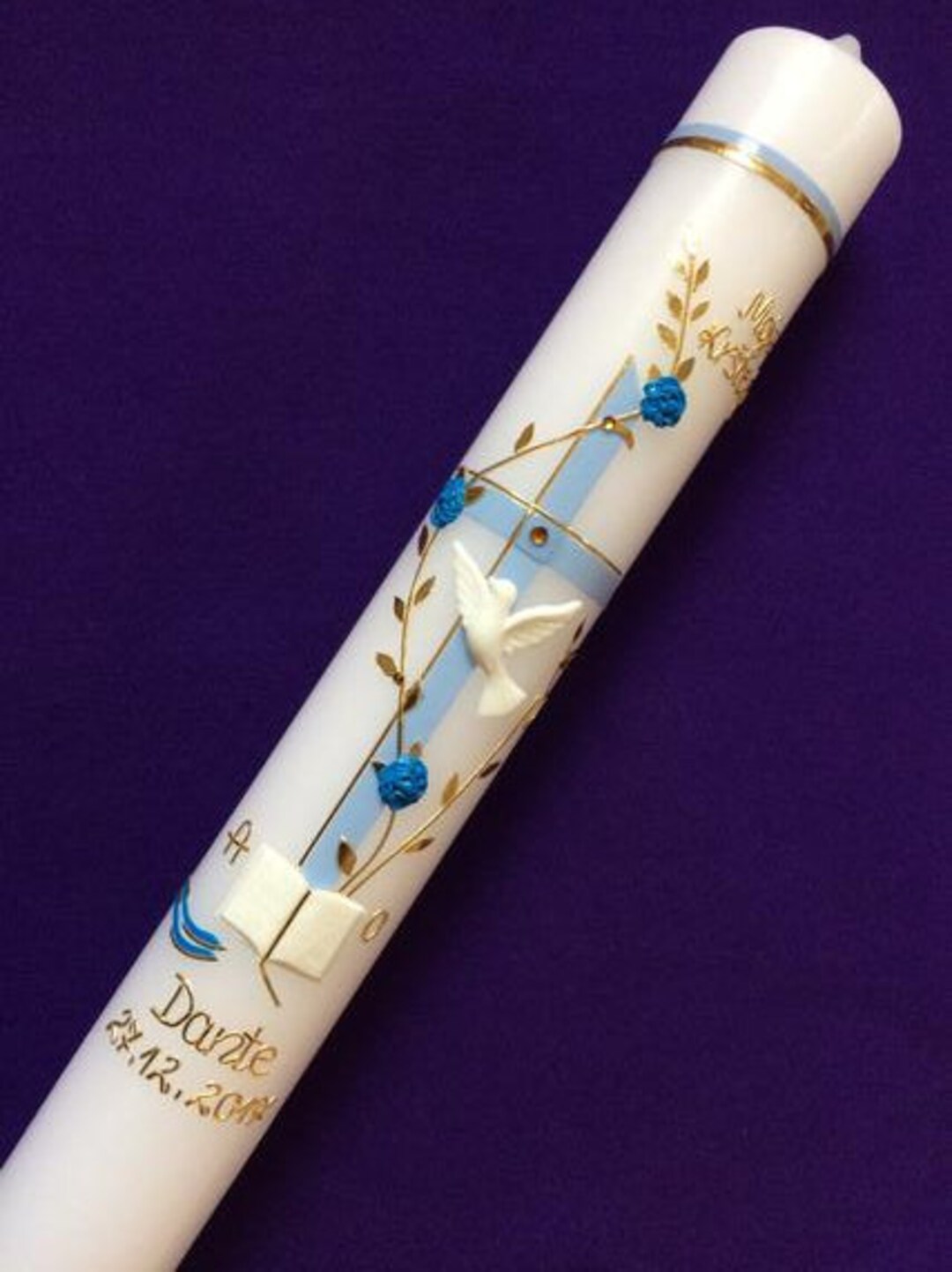 Communion Candle, Communion Candle, Baptismal Candle, Candle for ...