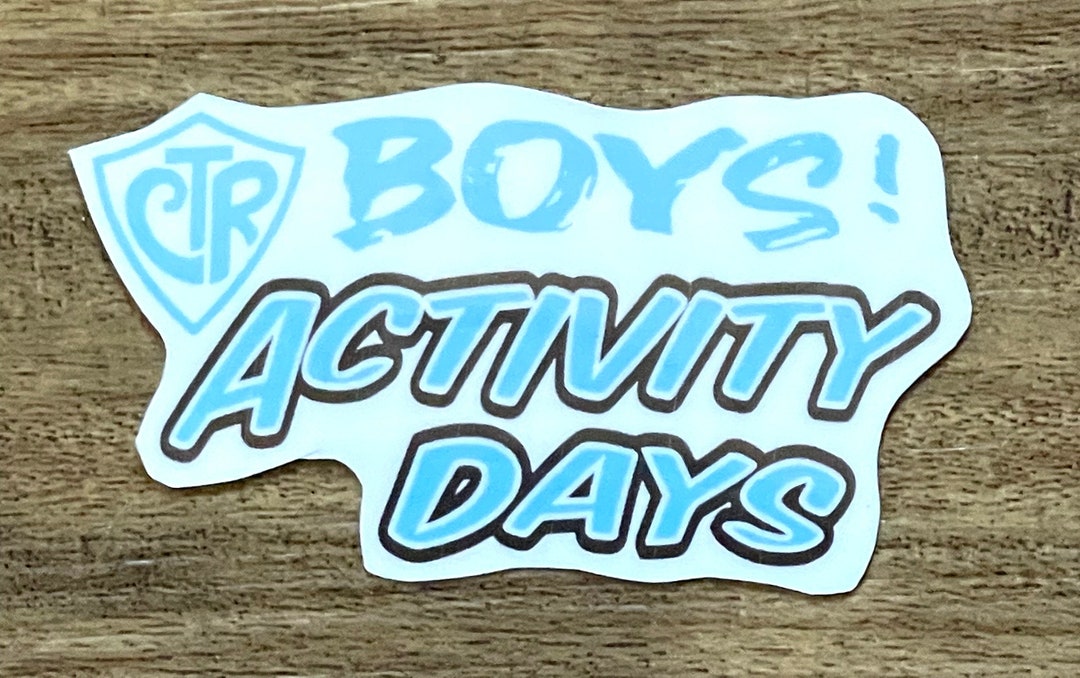 10 Activity Days Boy's Stickers - Etsy