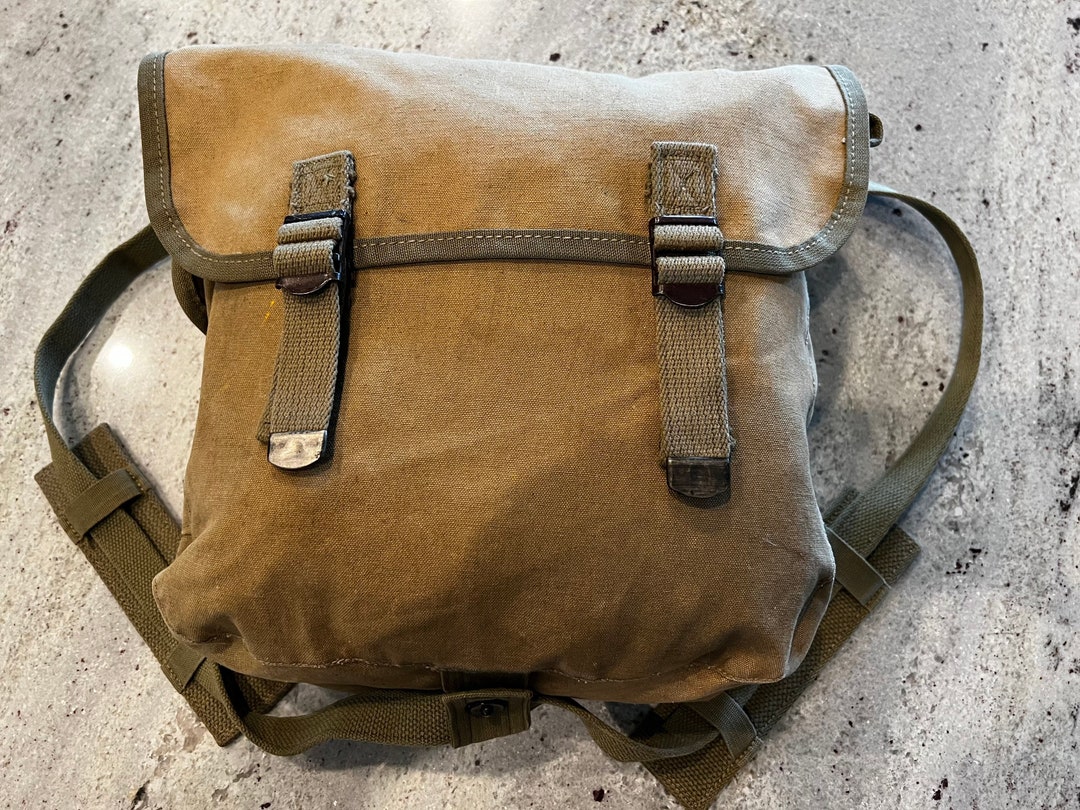 Vintage WW2 USMC Officer Musette Bag Knapsack Backpack Boyt 43 - Etsy