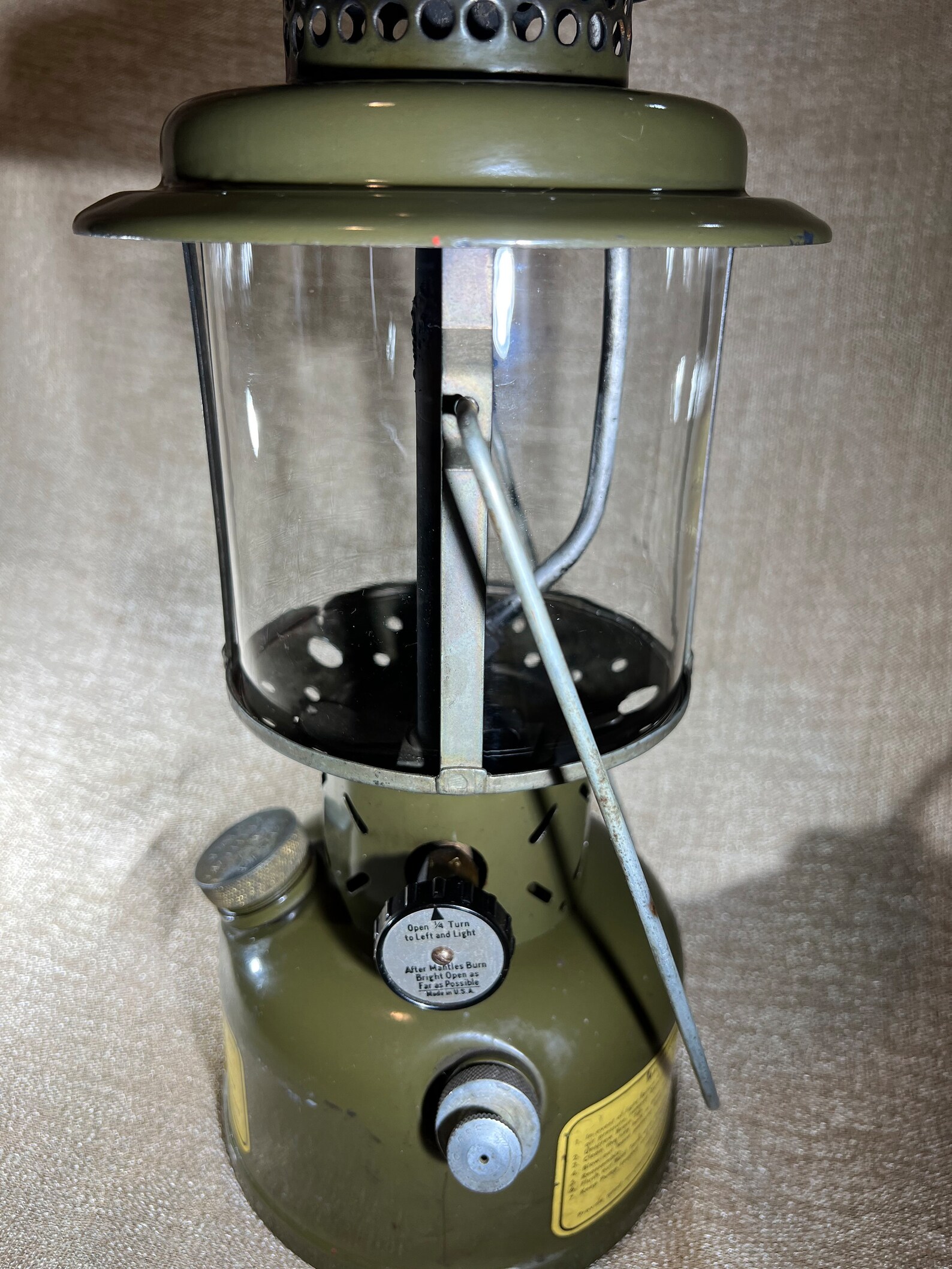Vintage US 1952 Coleman Military Lantern Army Green - Etsy