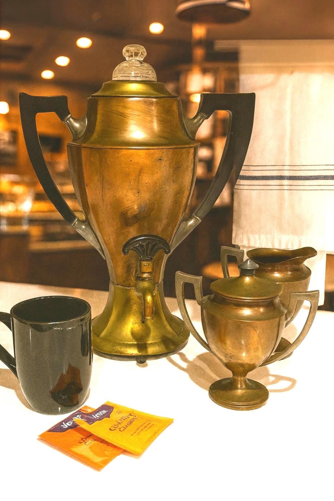 Antique Manning Bowman Coffee Set Percolator Copper Black - Etsy