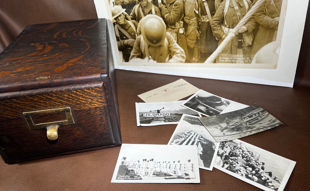 Antique Set of 7 Military Postcards WW1 Era Navy Red Cross - Etsy