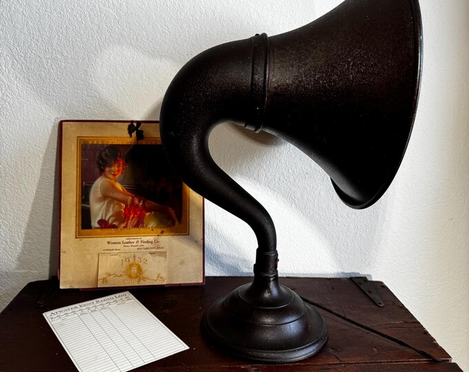 Antique Horn Radio Speaker Atwater Kent Model M - Etsy