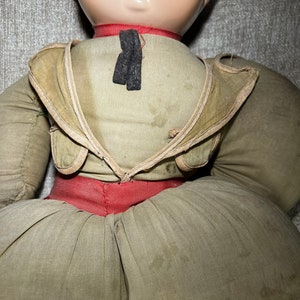 Antique Large Military Stuffed Doll Dolly Dingle Eyes - Etsy